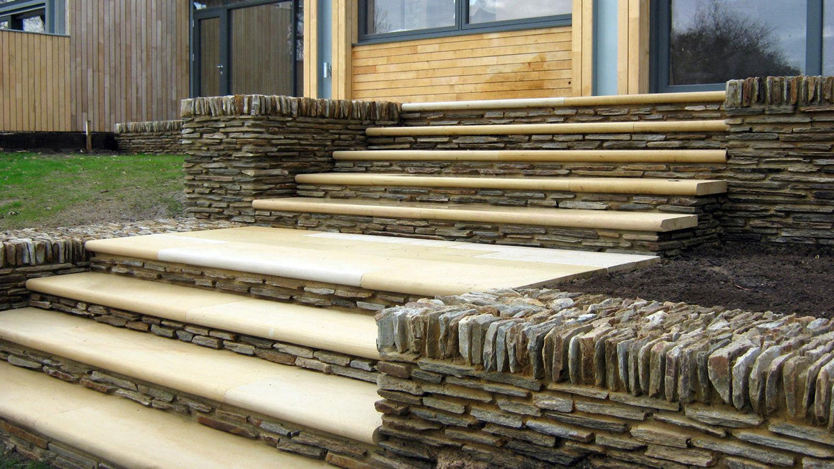Natural Stone Steps Kerbs & Edging Landscaping Supplier – Britannia Stone