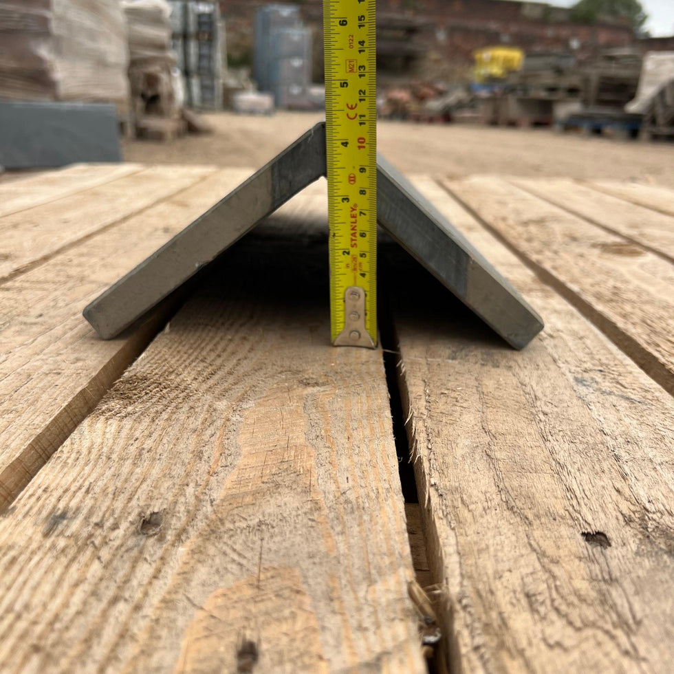 New Brazilian Black Slate Roof Ridge Tile | 105 Degree. – Britannia Stone