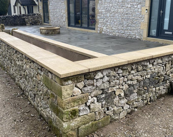 Stone Wall Coping & Toppers | New Traditional Stone – Britannia Stone