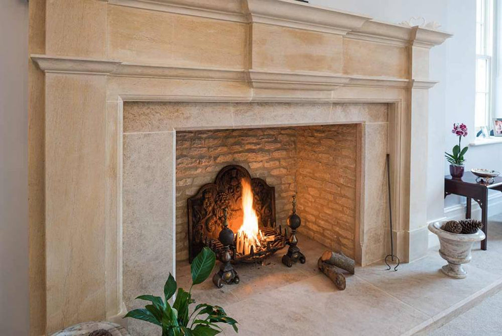 Natural Stone Fireplace Surrounds | Made to Order – Britannia Stone