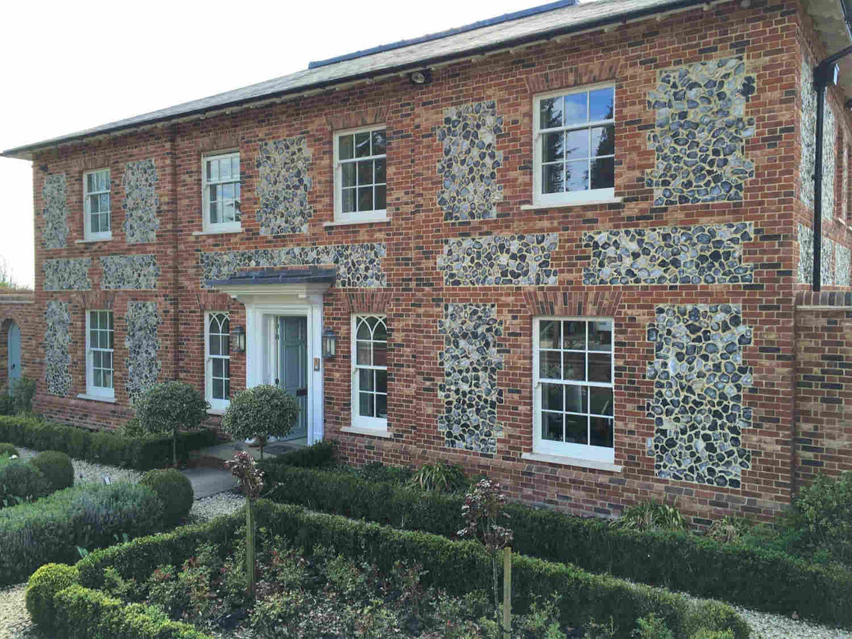 Knapped Flint Stone Walling - Britannia Stone