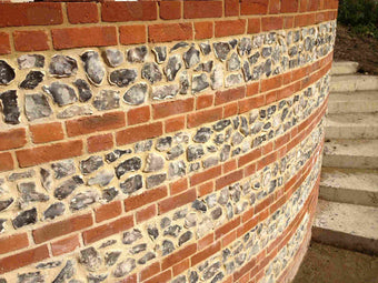 Knapped Flint Stone Walling - Britannia Stone