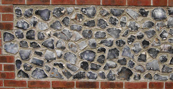 Knapped Flint Stone Walling - Britannia Stone