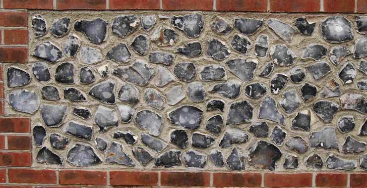 Knapped Flint Stone Walling - Britannia Stone