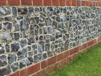 Knapped Flint Stone Walling - Britannia Stone