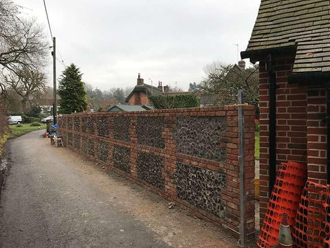 Knapped Flint Stone Walling - Britannia Stone