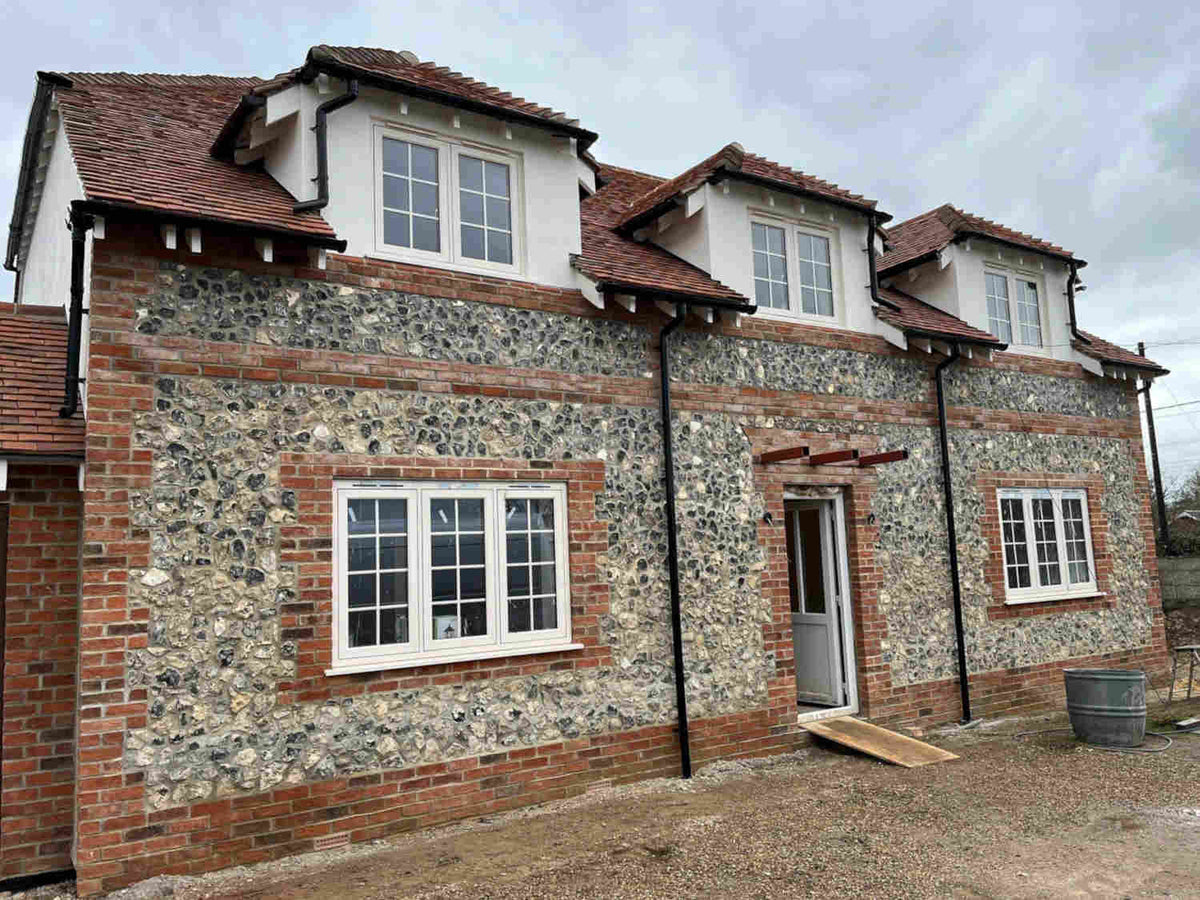 Knapped Flint Stone Walling - Britannia Stone