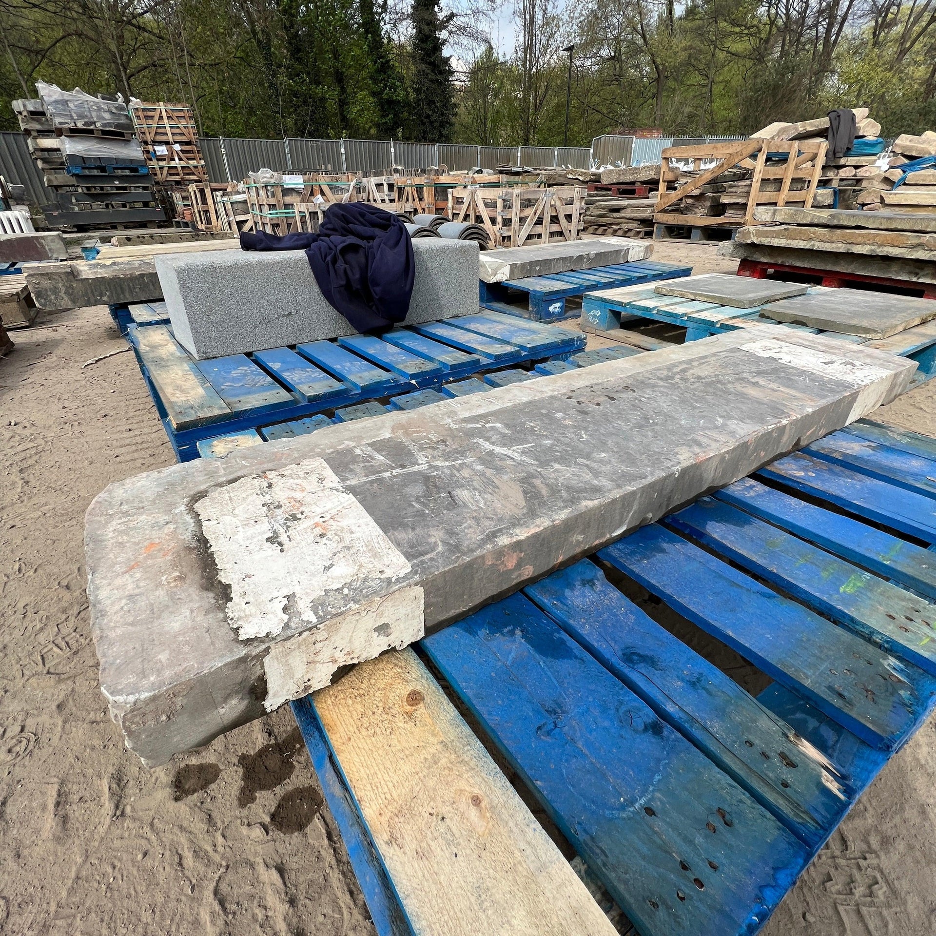 Reclaimed Limestone Steps 60" Stone Steps, Step Stones – Britannia Stone