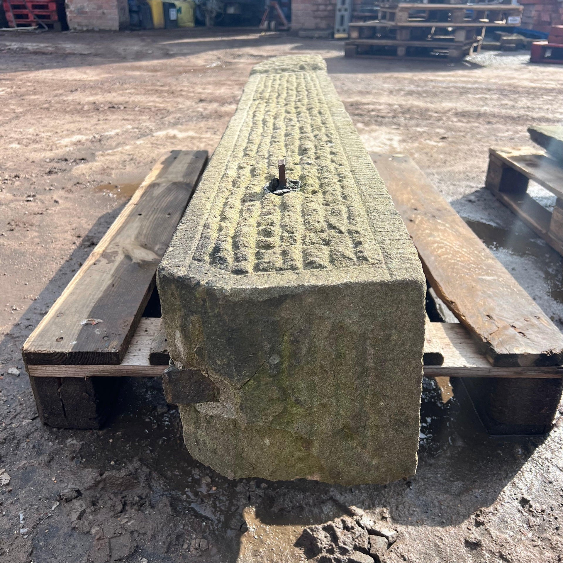 Reclaimed Natural Stone Pillar | Stone Gateway Pillar. – Britannia Stone