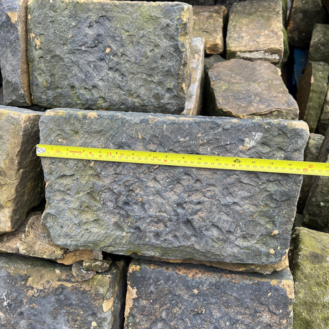 Reclaimed Natural Stone Triangle Wall Coping – Britannia Stone