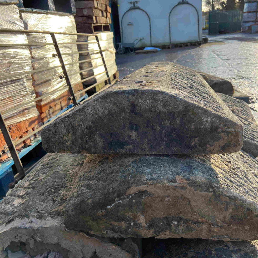 Reclaimed Stone Wall Coping Job lot | Wall Copings – Britannia Stone