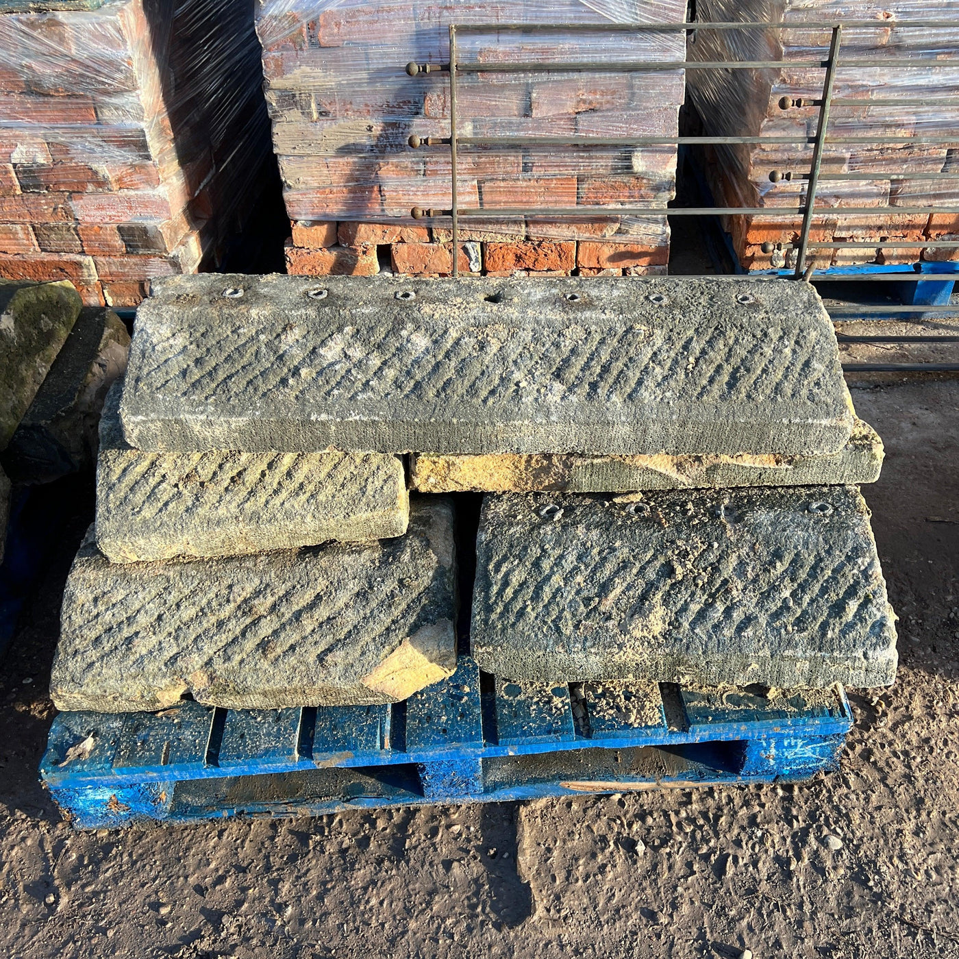 Reclaimed Natural Stone Wall Coping | Reclaimed Brick – Britannia Stone