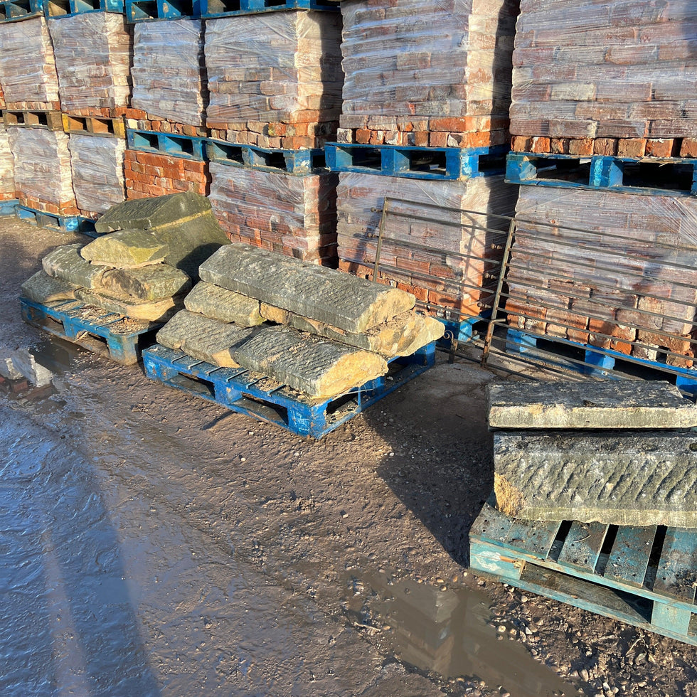 Reclaimed Natural Stone Wall Coping | Reclaimed Brick – Britannia Stone