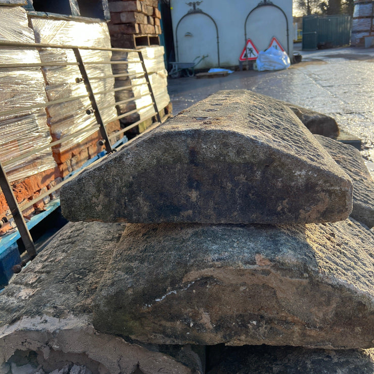 Reclaimed Natural Stone Wall Coping | Reclaimed Brick – Britannia Stone
