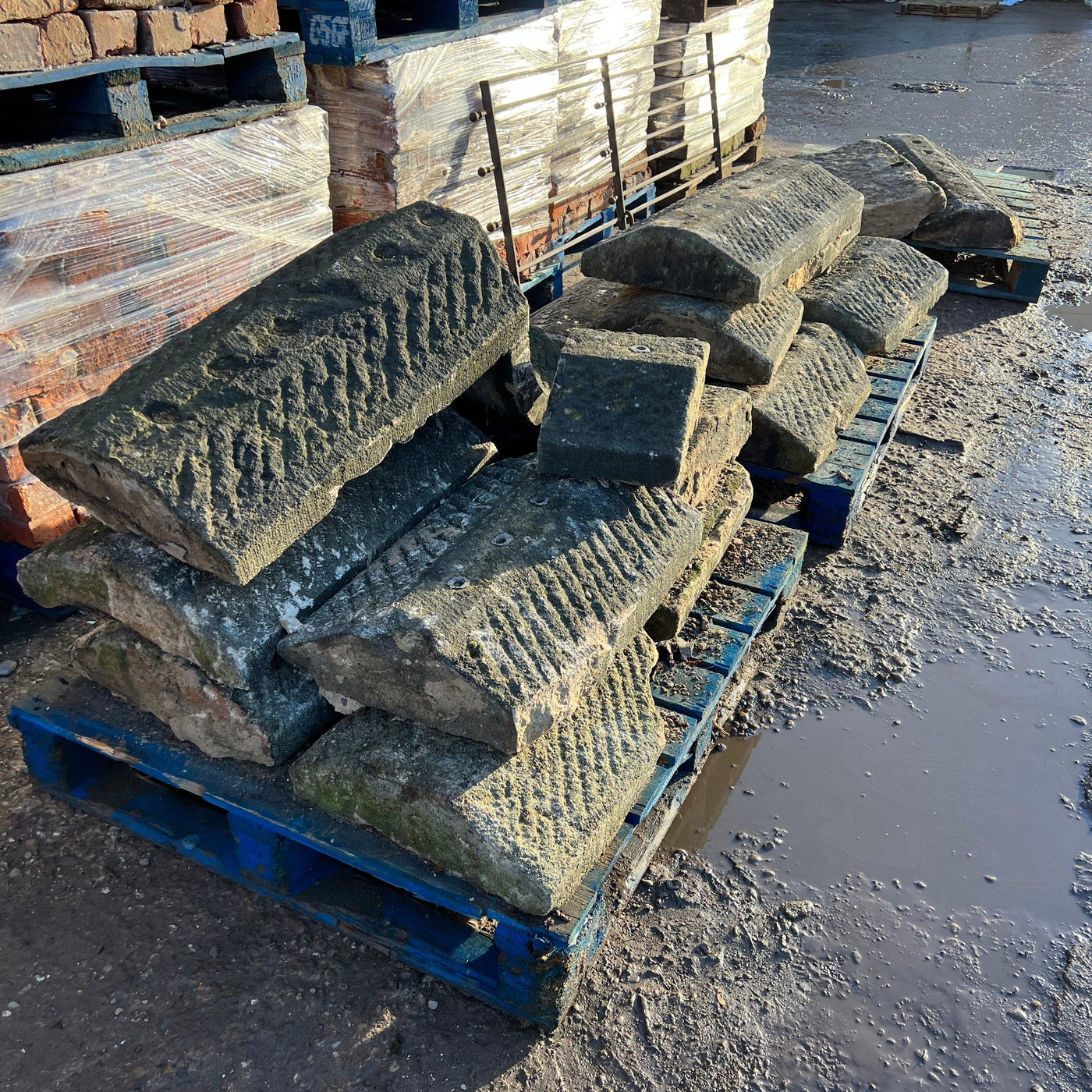 Reclaimed Natural Stone Wall Coping | Reclaimed Brick – Britannia Stone