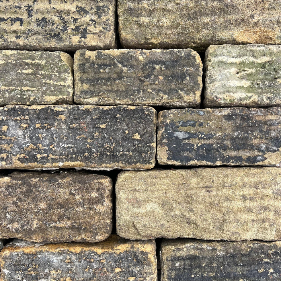 Reclaimed Parallel Punch Building Stone - Dressed & Backed Off - Per S ...