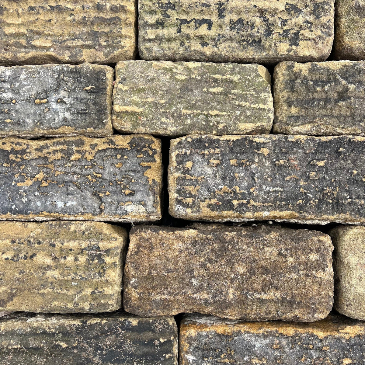 Reclaimed Parallel Punch Building Stone - Dressed & Backed Off - Per S ...