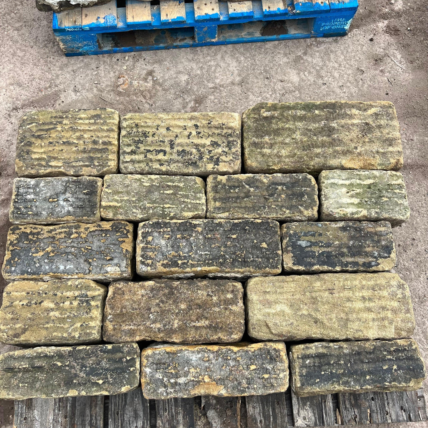 Reclaimed Parallel Punch Building Stone - Dressed & Backed Off - Per S ...