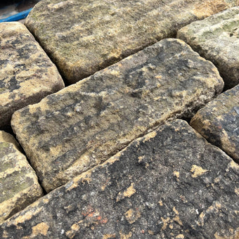 Reclaimed Parallel Punch Building Stone - Dressed & Backed Off - Per S ...