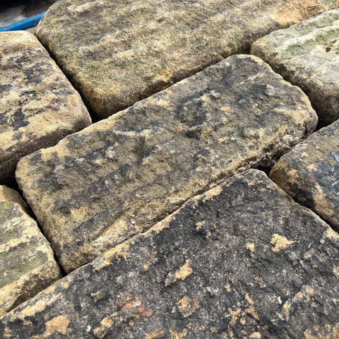 Reclaimed Parallel Punch Building Stone - Dressed & Backed Off - Per S ...