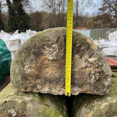 Reclaimed Stone Half Round Wall Coping - Coping Stone – Britannia Stone