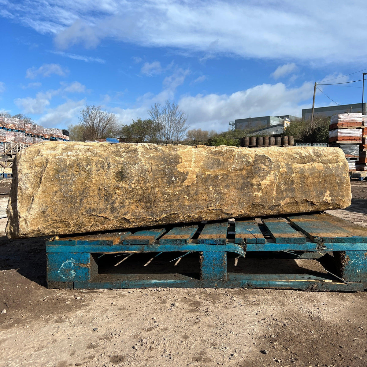 Reclaimed Stone Lintel / Head | 1700mm x 330mm x 300mm – Britannia Stone