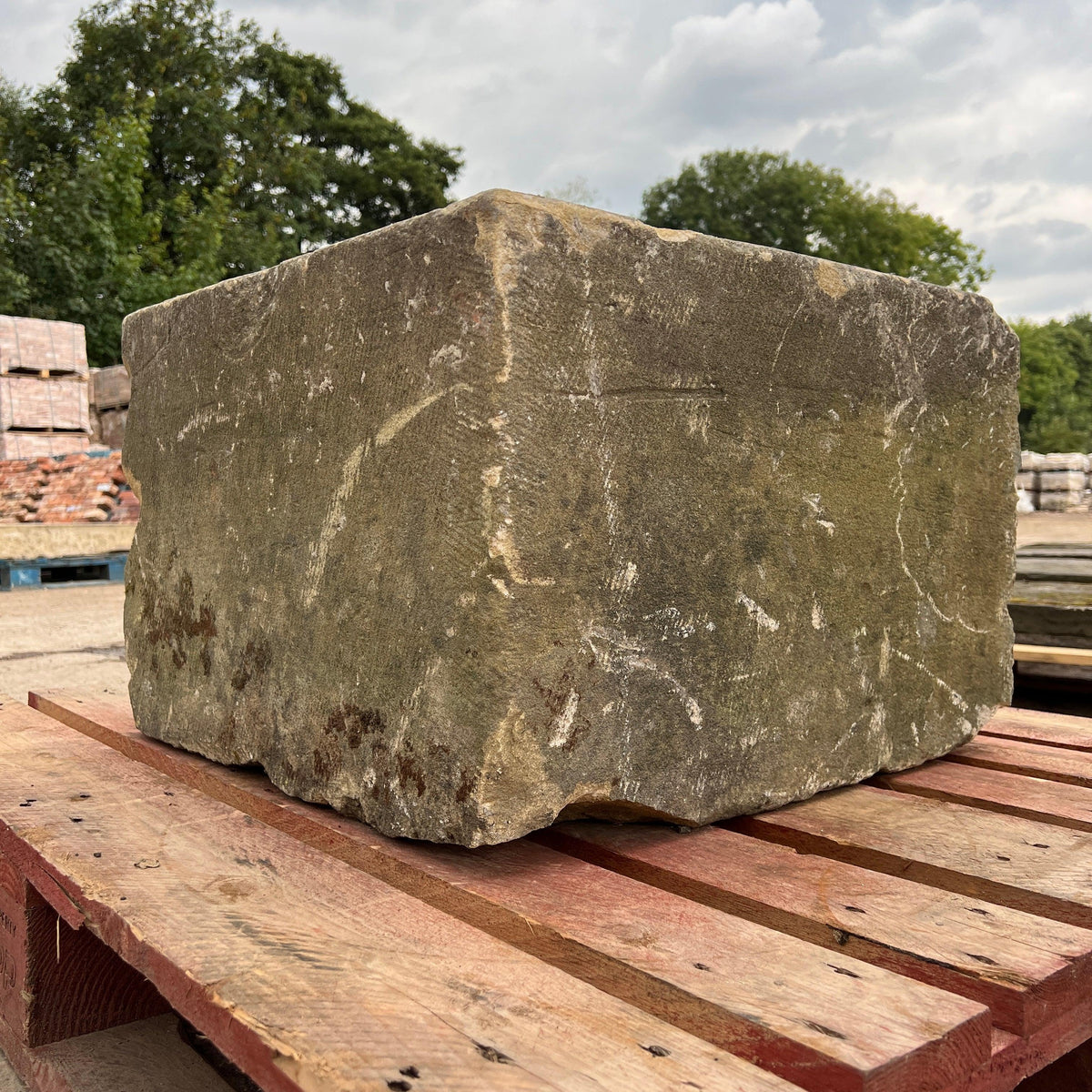 Reclaimed York Stone Statue Plinth | York Stone | Reclaim Stone ...